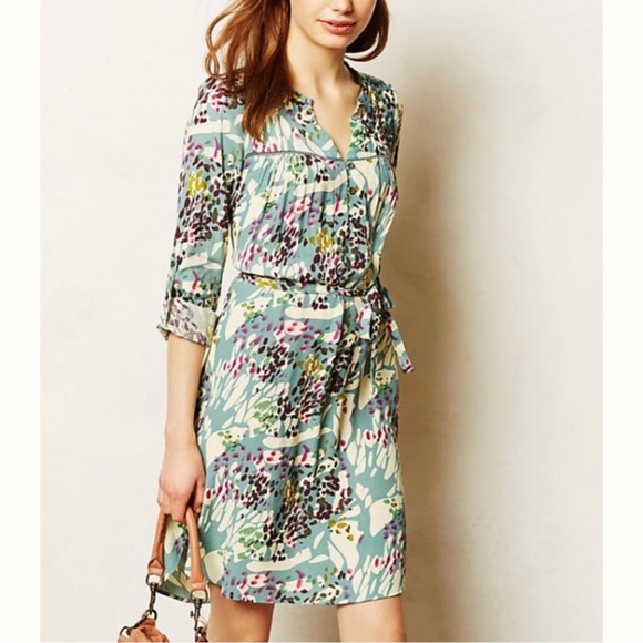 dolan | Dresses | Dolan Anthropologie Left Coast Collection Watercolor ...